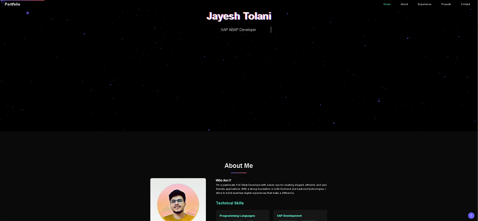 Jayesh Portfolio Website